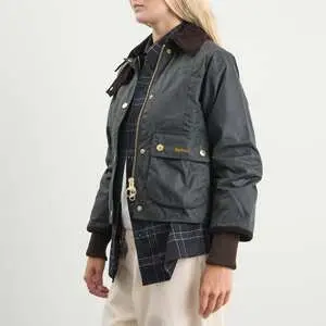 Barbour Cropped Beadnell Wax Jacket