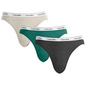 Calvin Klein Icon Bikini Brief 3 Pack - Black/grey Heather/turf