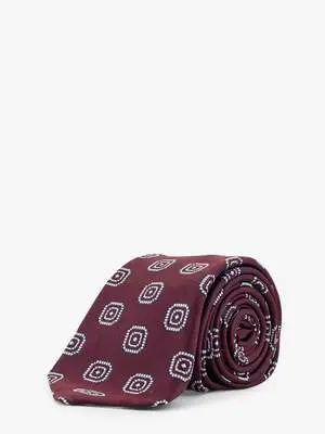 Kiton Silk Tie - Red