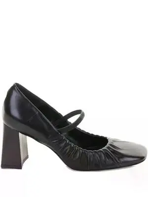 GUGLIELMO ROTTA 70mm Leather Block-heel Pumps - Black