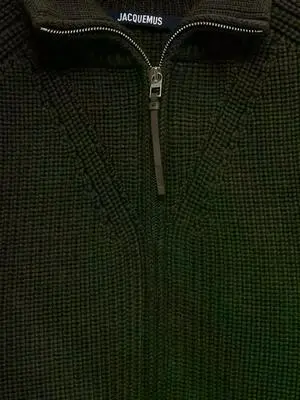 Jacquemus Zip-front Ribbed Cardigan