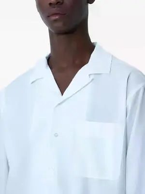 THE ROW Classic Collar Patch Pocket Shirt