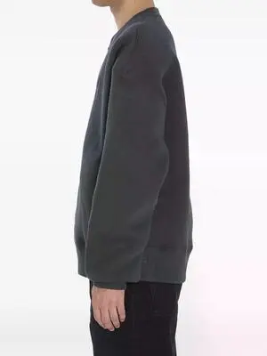 AMI Paris Embroidered Logo Fleece Sweatshirt - Grey