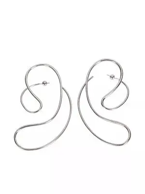 PANCONESI Continua Large Earrings - Silver