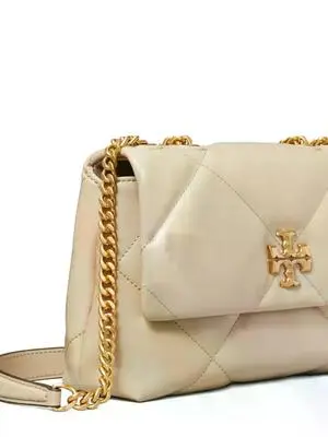 Tory Burch Small Kira Diamond Quilt Shoulder Bag - Neutrals