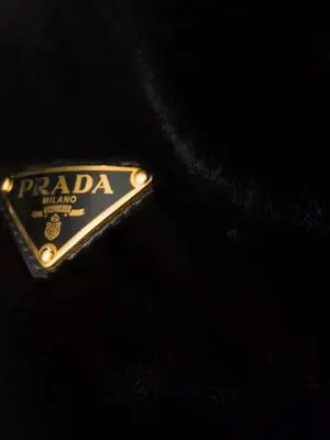 Prada Enamel Triangle-logo Bucket Hat