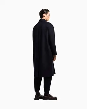 Giorgio Armani Single-breasted Cashmere Coat