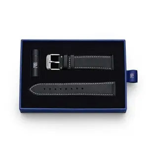 ELTON PEPPLE Bucktown Stitch Silver Strap