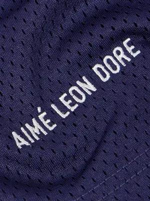 Aimé Leon Dore Straight-leg Logo-print Mesh Shorts