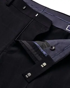 CHARLES TYRWHITT Windowpane Slim Fit Trousers