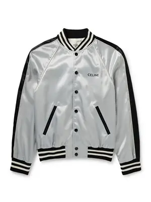 Men's Satin Bomber Jackets