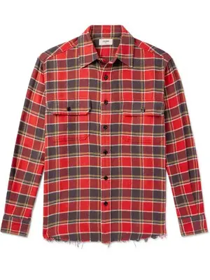 Men's Distressed Flannel