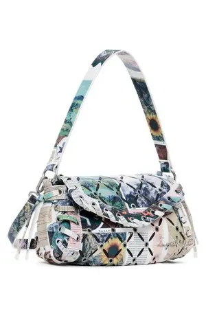 Desigual Small Collage Perforated Crossbody Bag