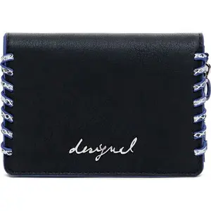 Desigual Medium Faux Leather Wallet - Black