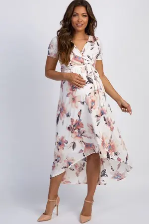 Floral Wrap Dresses