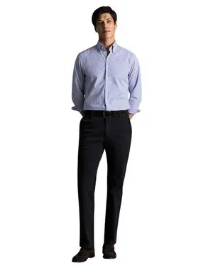 CHARLES TYRWHITT Slim Fit Lightweight Chinos - Navy