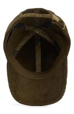 Barbour Preston Baseball Cap - Olive