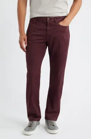 Johnston & Murphy Five-pocket Cotton Blend Trousers