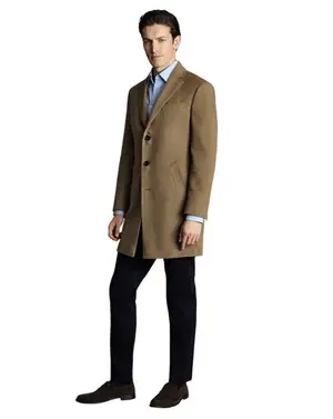 CHARLES TYRWHITT Wool Overcoat