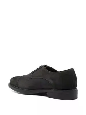DOUCAL'S Suede Cap-toe Derby Shoes