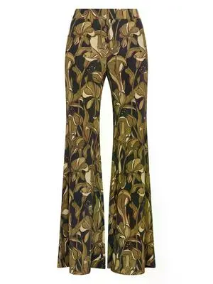 Malìparmi Lily's Ballet Printed Flared Trousers