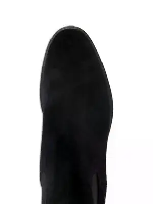 DOUCAL'S Elastic Panel Suede Boots - Blue