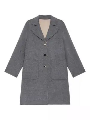 Malìparmi Patch-pocket Button Coat - Grey