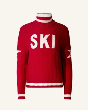 Perfect Moment Glacier Merino Wool Turtleneck Sweater
