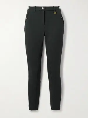 Burberry Stretch-cotton Skinny Pants - Black