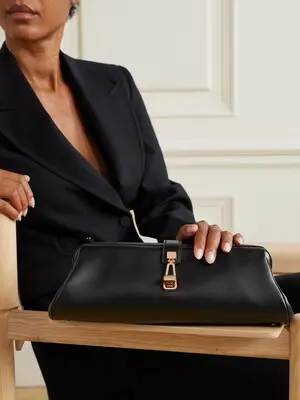 Gabriela Hearst Paola Leather Clutch