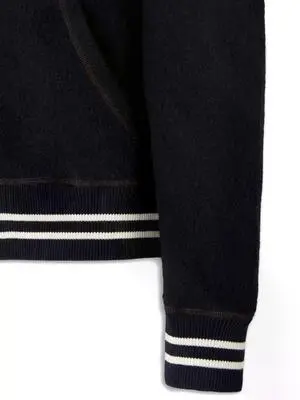 WALES BONNER Hooded Wool Cardigan