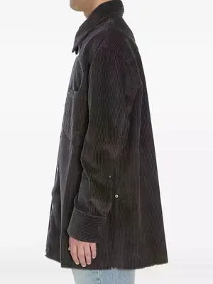 AMI Paris Corduroy Patch-pocket Shirt Jacket