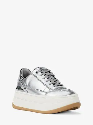 Michael Kors Metallic Sneakers For Women