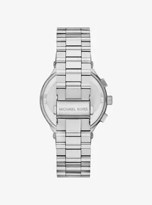 Michael Kors Oversized Billie Watch With Blue Dial - Silver