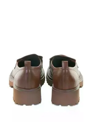 GUGLIELMO ROTTA Leather Penny-strap Loafers