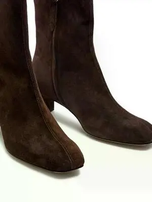 AeydĒ 45mm Millie Suede Block-heel Boots