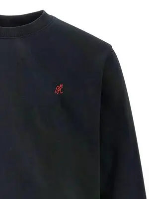 Gramicci Logo-embroidered Crew-neck Sweatshirt - Blue