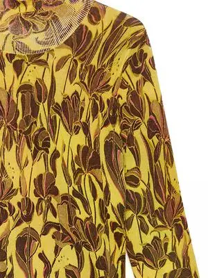 Malìparmi Floral-print Turtleneck Top