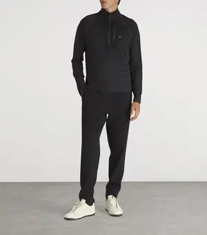 Dunhill Wool Quarter-zip Sweatshirt