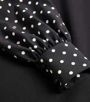Valentino Garavani Silk Polka-dot Midi Dress