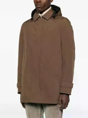 Herno Hooded Jacket - Brown