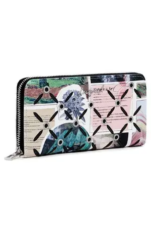 Desigual Grommet Zip-around Wallet