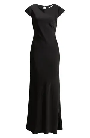 WAYF Johanna Open Back Gown