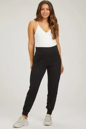 PINKBLUSH Cargo Pocket Jogger Pants - Black