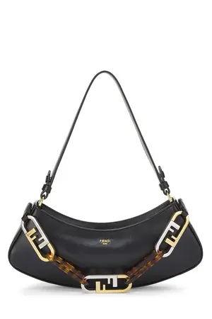 Fendi Calfskin O'lock Swing Shoulder Bag
