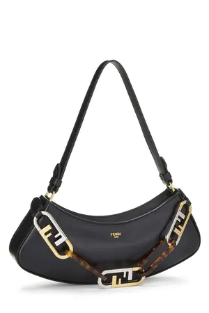 Fendi Calfskin O'lock Swing Shoulder Bag
