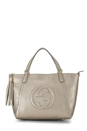 Gucci Soho Top Handle Bag - Gold
