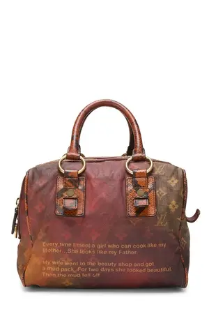 LOUIS VUITTON Richard Prince Jokes Crazy Bag