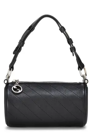 Gucci Leather Blondie Barrel Bag - Black