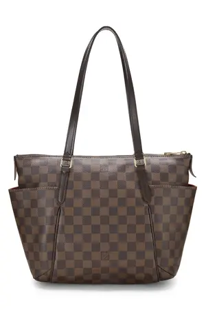LOUIS VUITTON Damier Ebene Totally Nm Tote - Brown